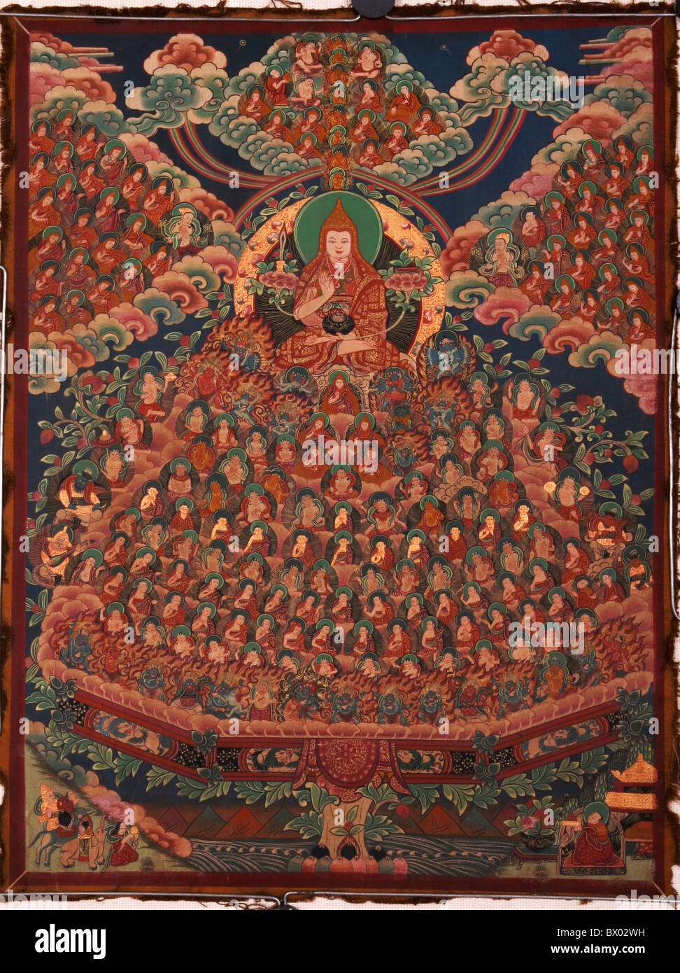 Exquisite Tangka, Tibet, China Stock Photo - Alamy