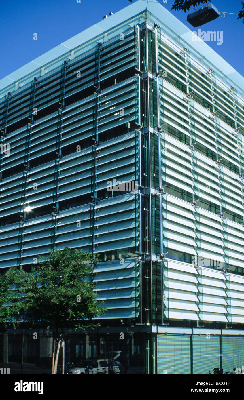 architecture business house commercial glass lamellae segments modern ...