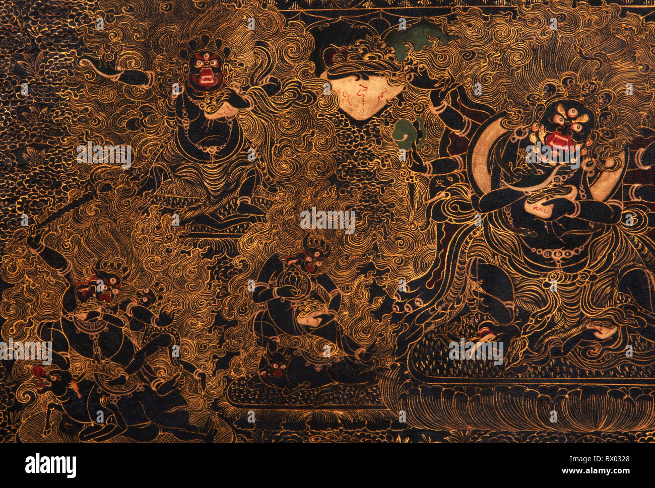 Exquisite Tangka, Tibet, China Stock Photo - Alamy