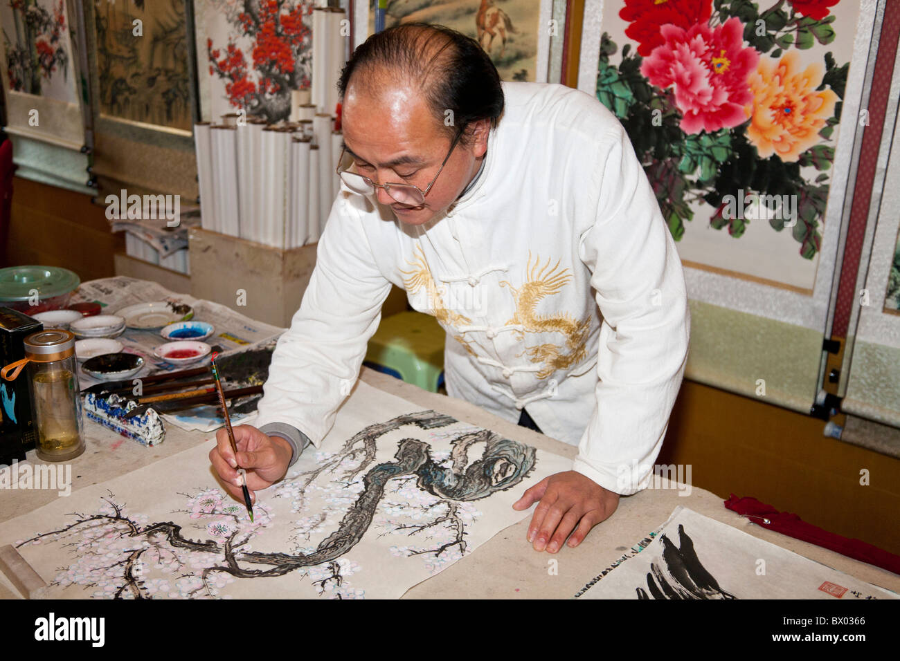 Chinese Artist Painting