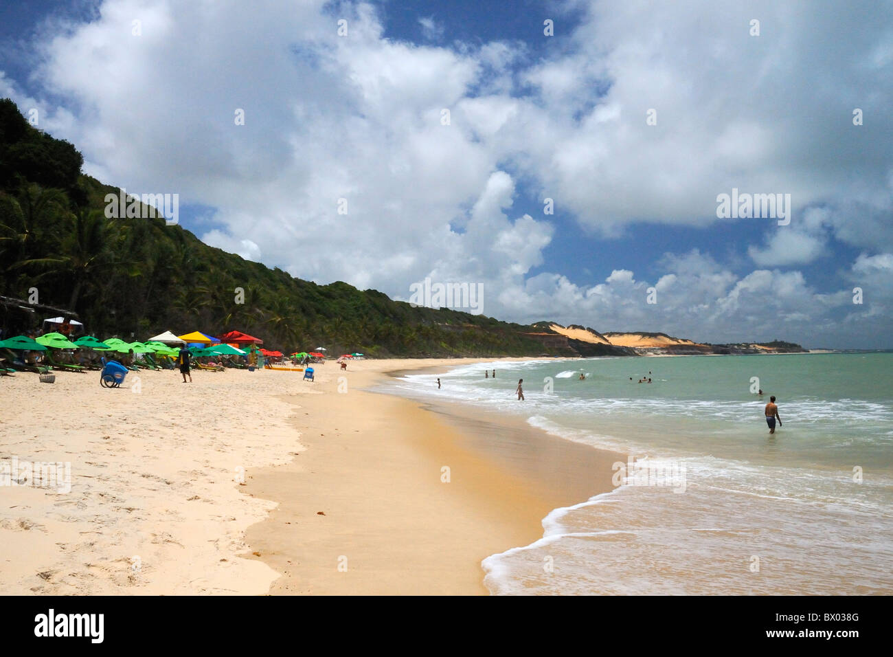Praia do Madeiro Beach in Pipa, Brazil Stock Photo - Alamy