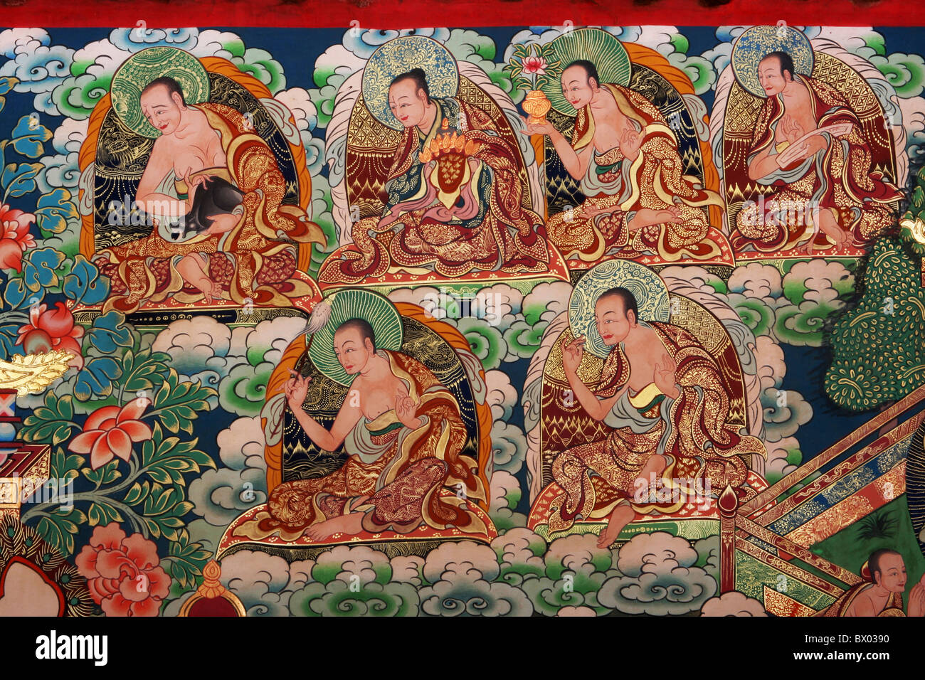 Exquisite Tangka, Tibet, China Stock Photo - Alamy