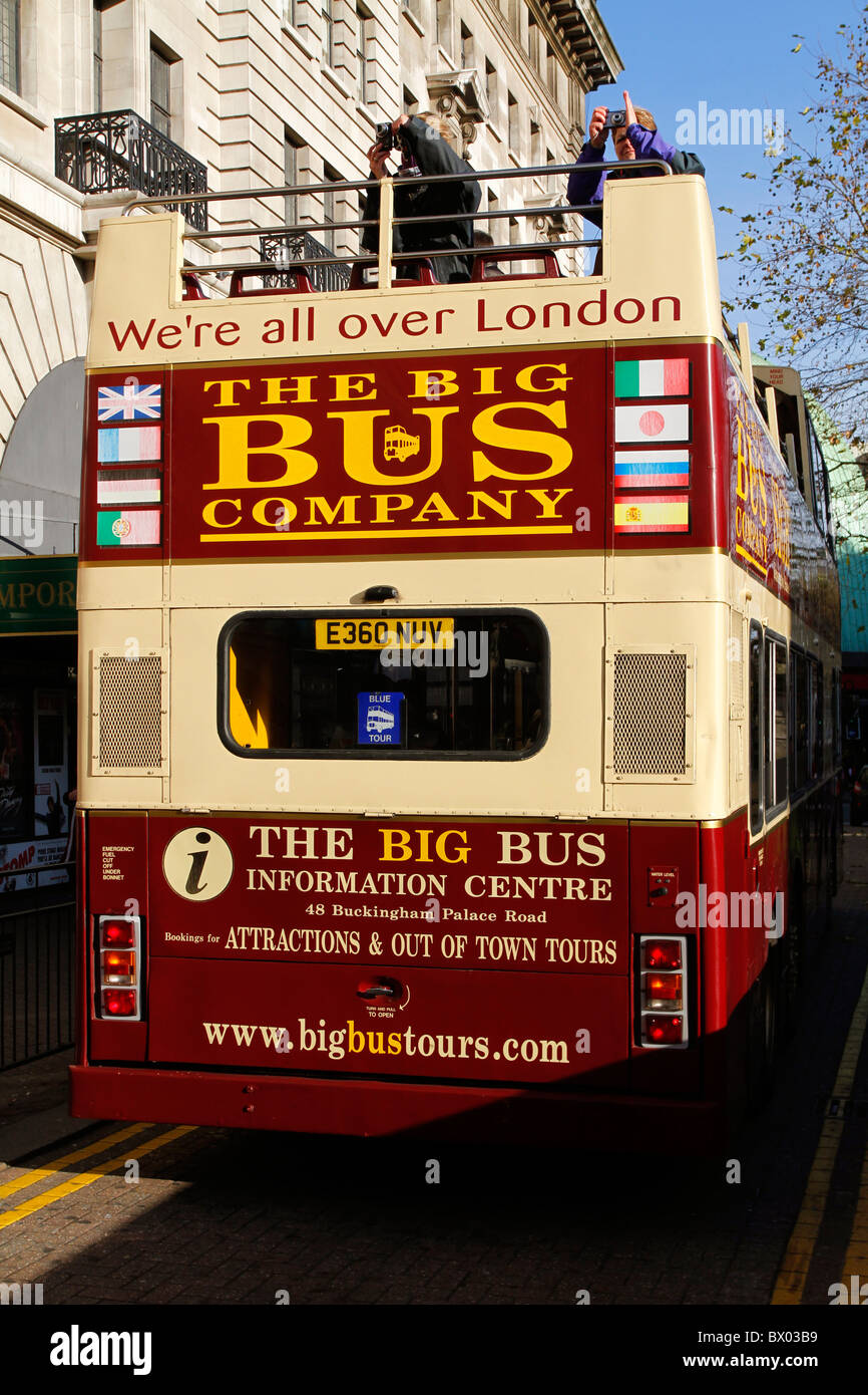 The Big Bus Company sightseeing bus, London, England Stock Photo - Alamy