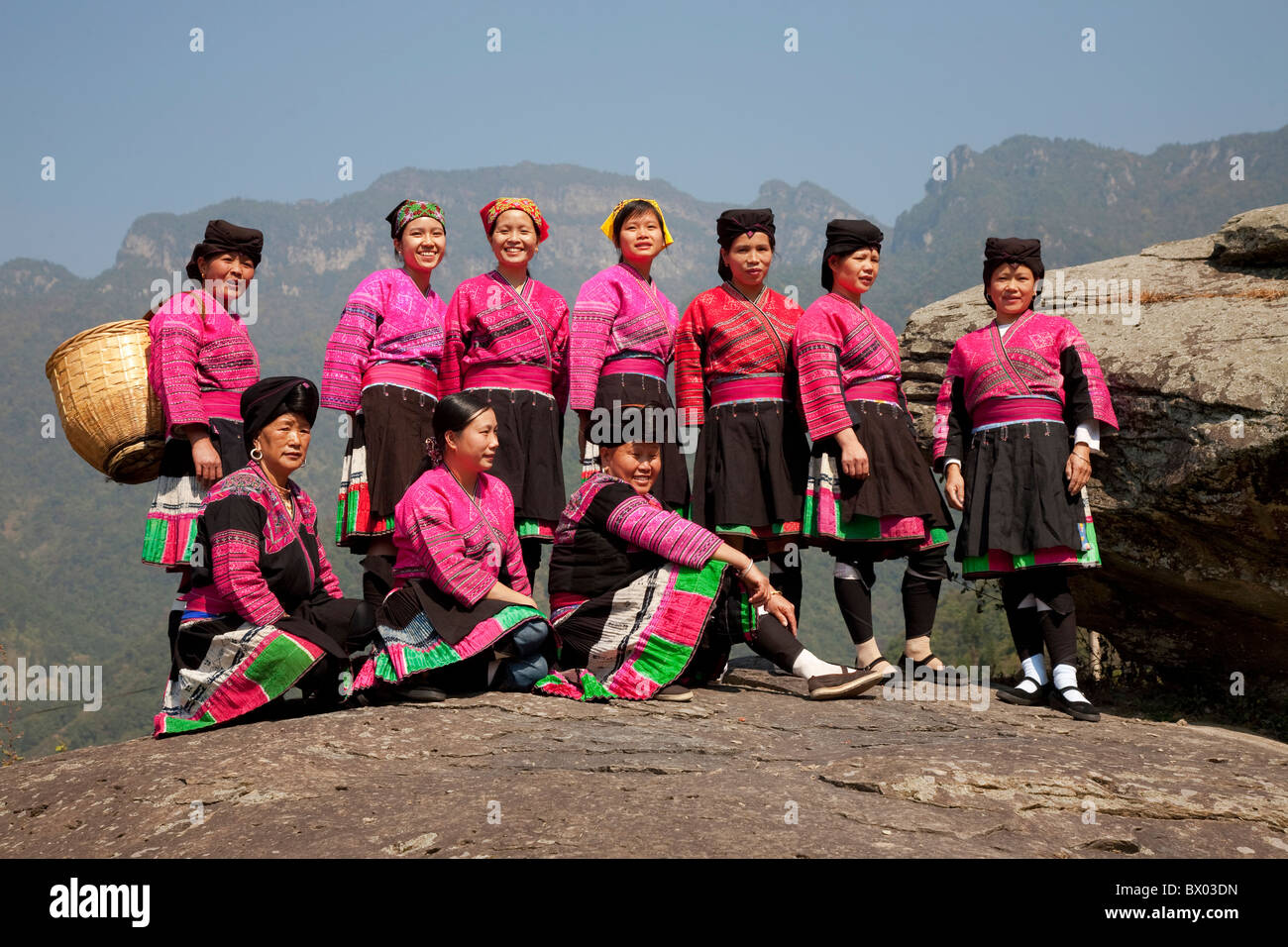 Yao women in traditional costume hi-res stock photography and images ...