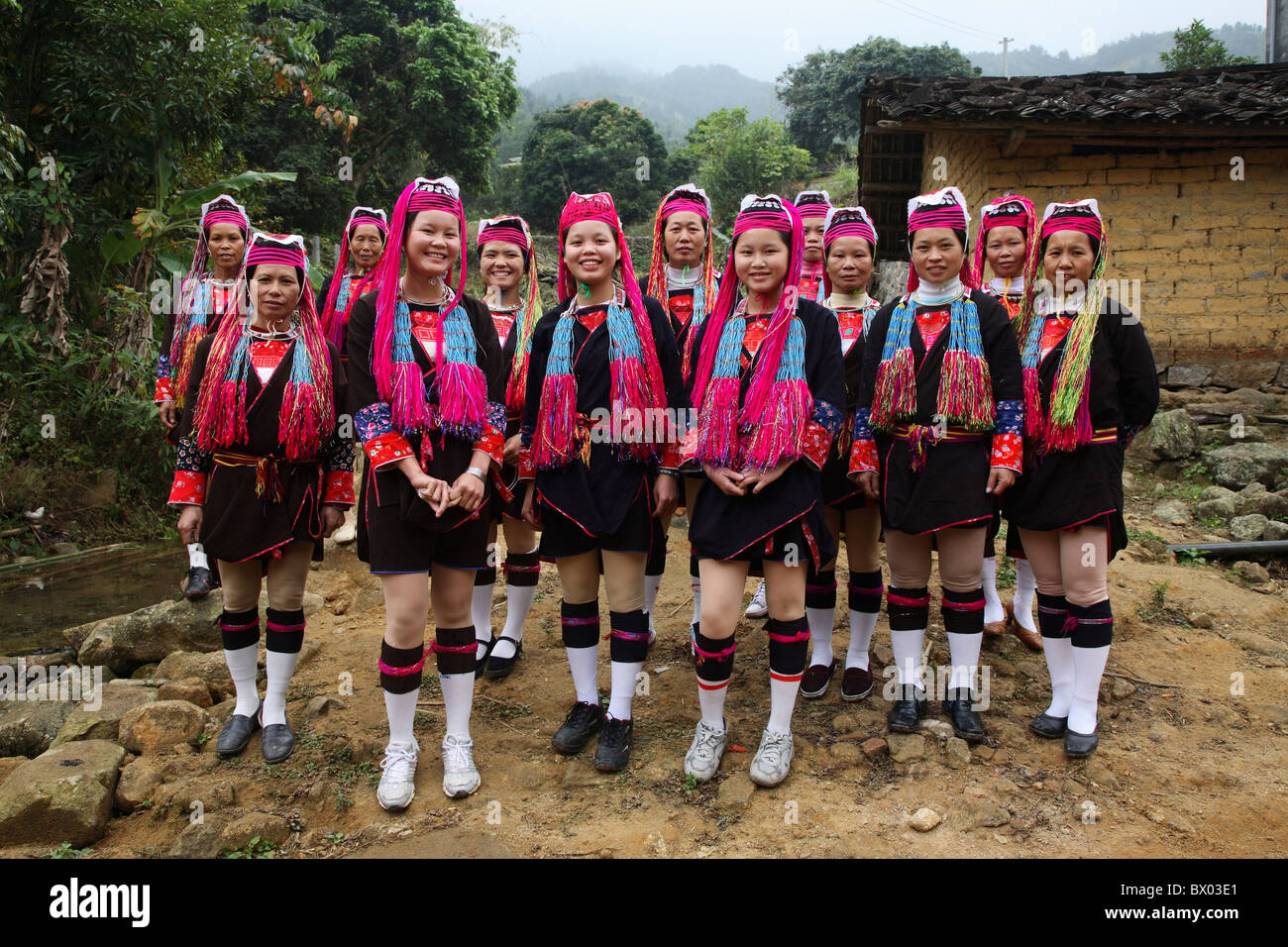 Yao women in traditional costume hi-res stock photography and images ...