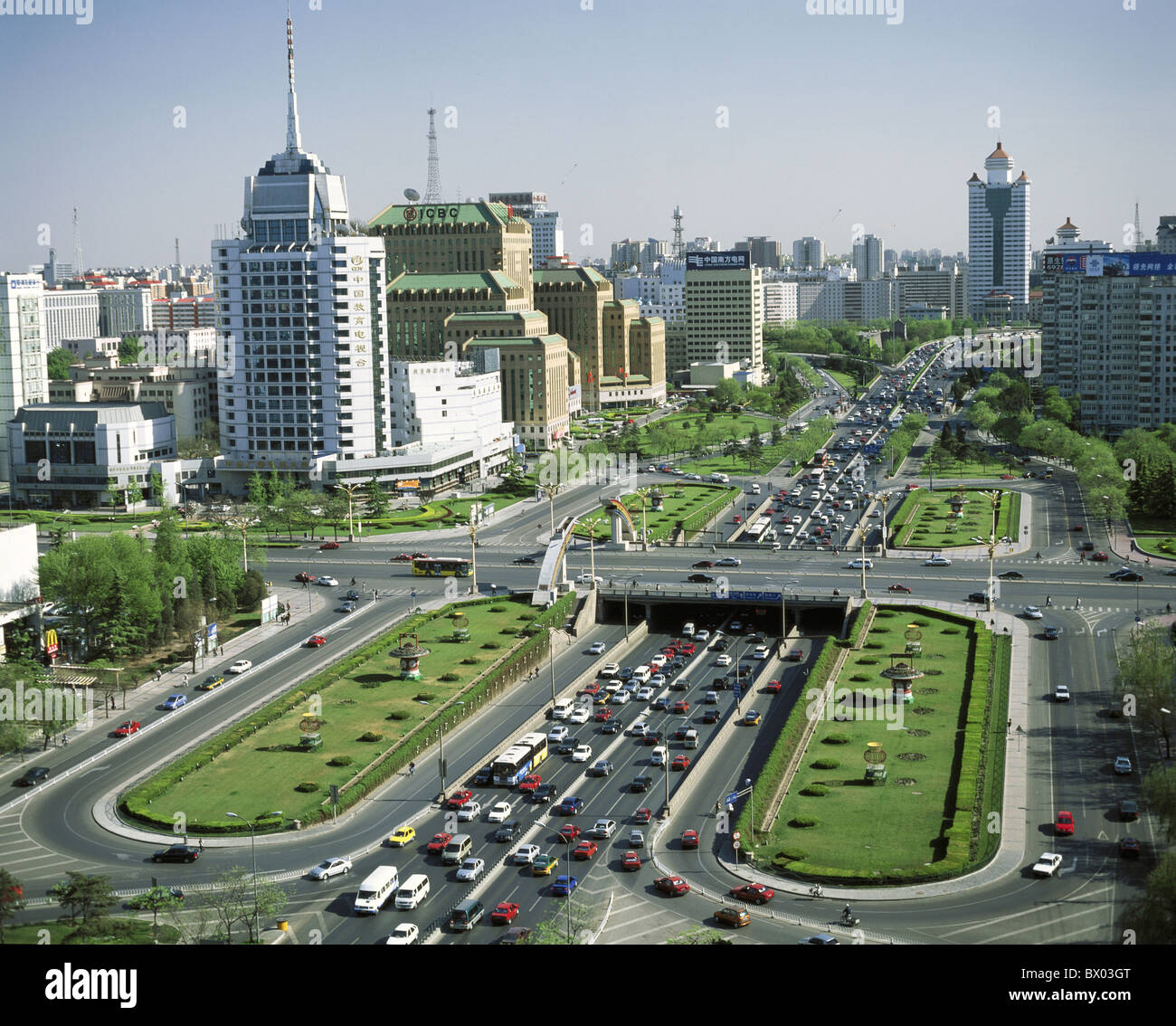Beijing China Asia Fuxingmennei Peking Beijing Second ring Road town ...