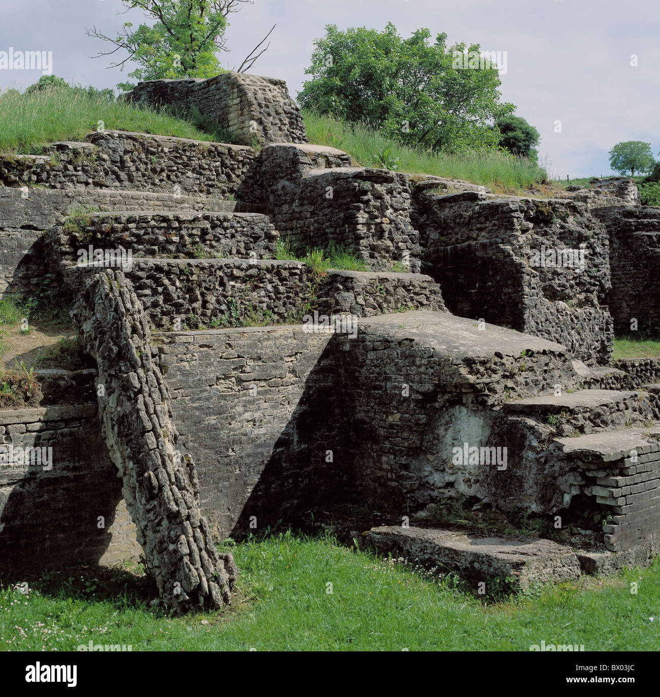 Switzerland Europe Vaud Avenches Roman theater ruins Roman Ancient ...