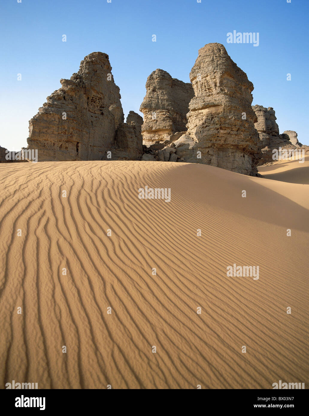 dunes erosion rock cliff Jebel Acacus scenery Libya Sahara wadi ...