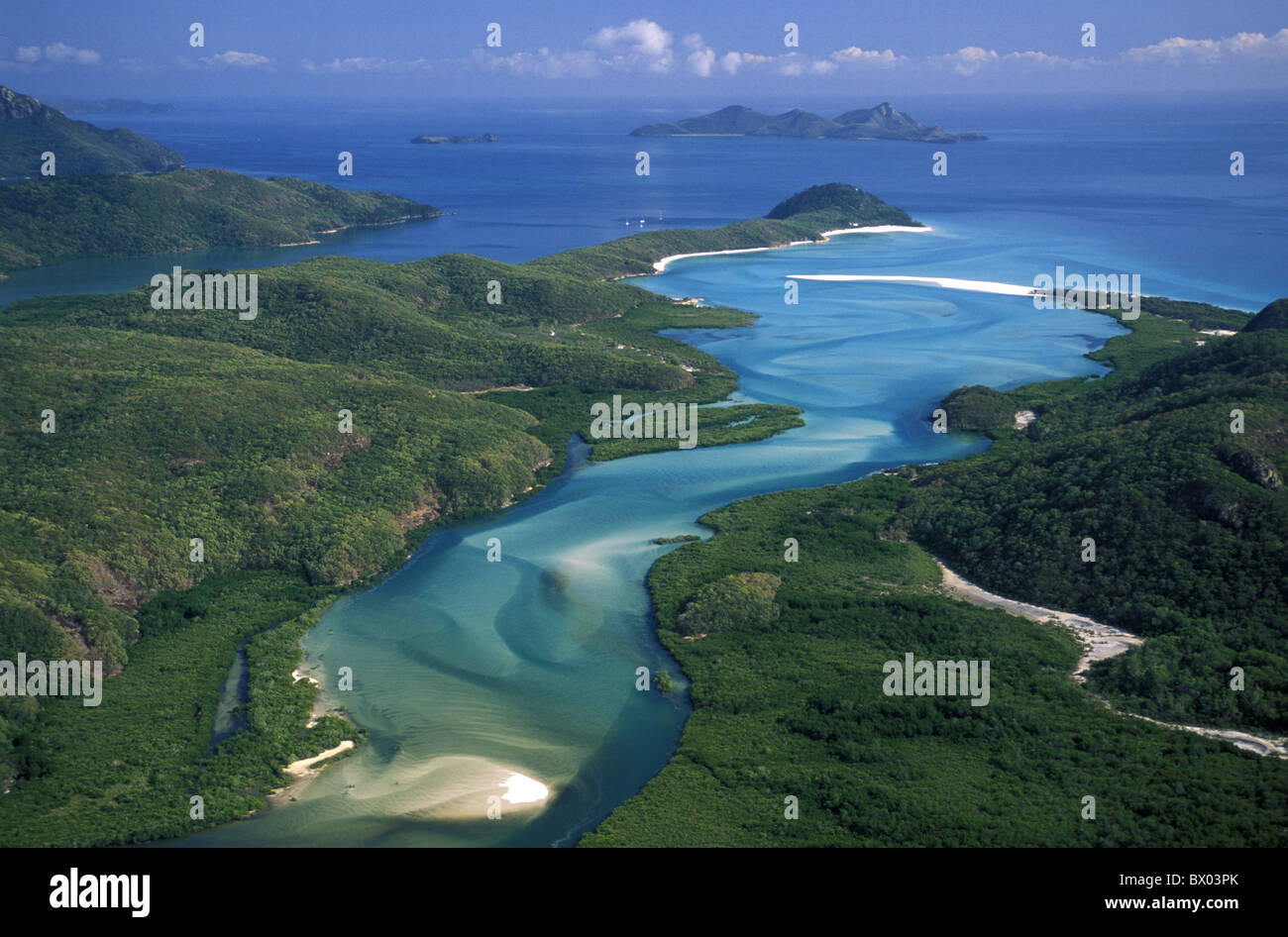 Australia Hill Inlet Whitehaven Beach Queensland Whitsunday Island ...