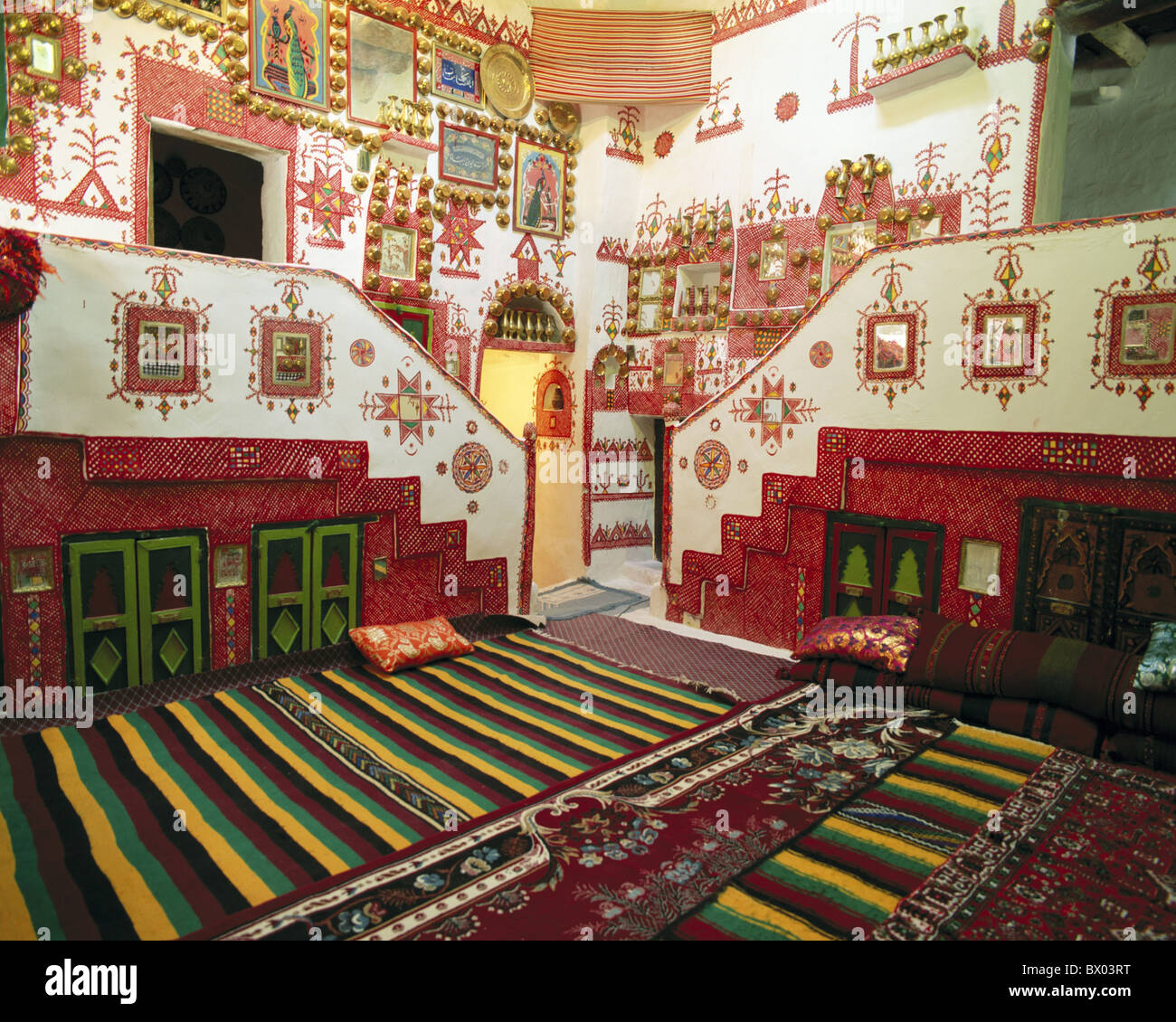 Old Town Ghadames house home inside skillfully Libya East oriental ...