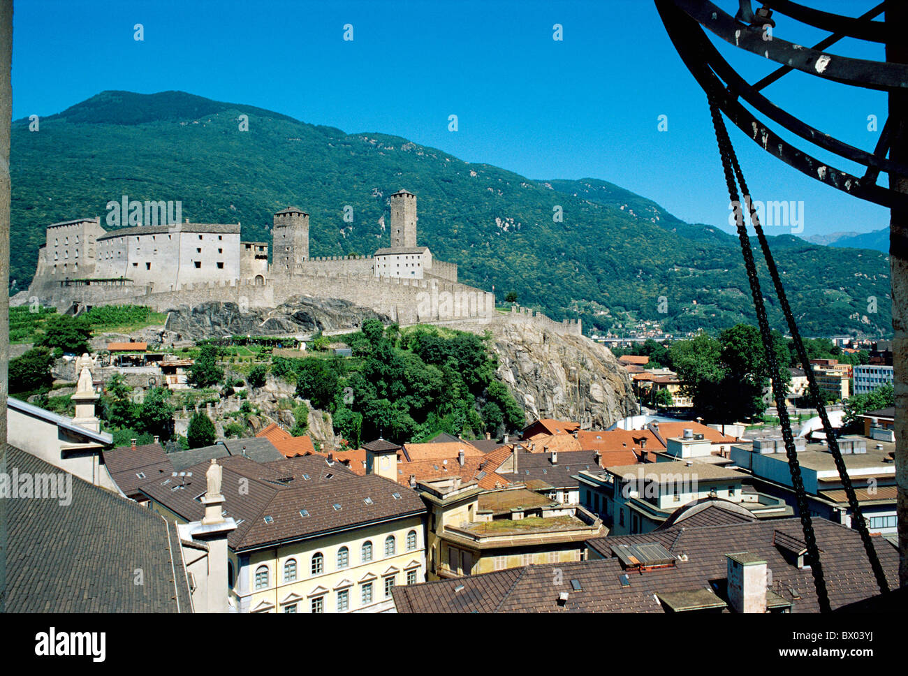 Bellinzona switzerland overview hi-res stock photography and images - Alamy