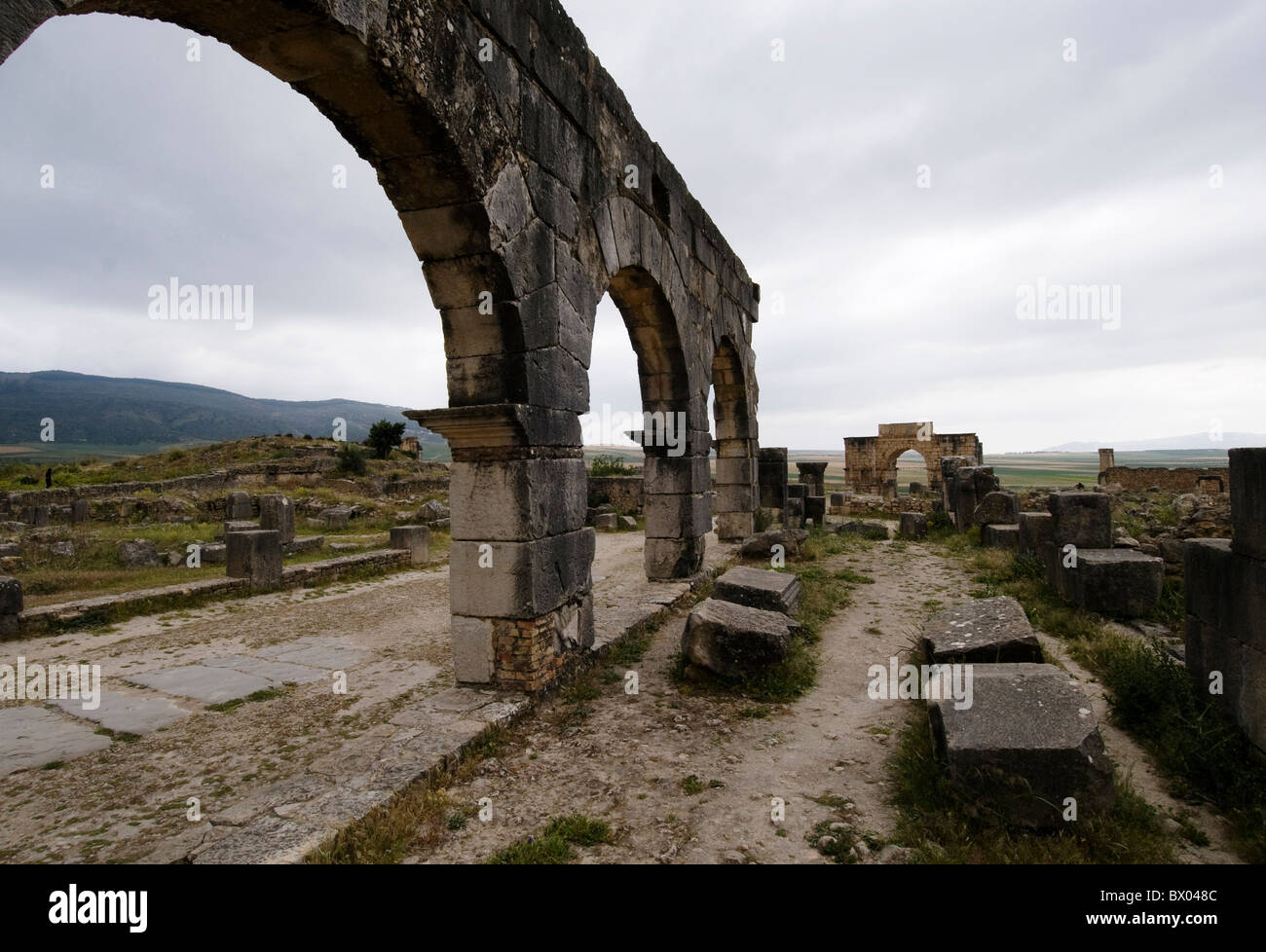 Volubilis roman ruins hi-res stock photography and images - Alamy