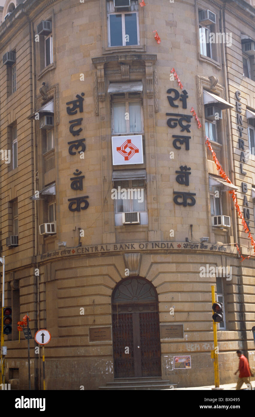 Mumbai India Central Bank Of India Building Exterior Stock Photo - Alamy