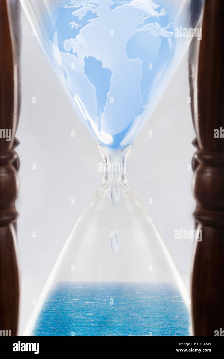 Running out of time concept hour glass hi-res stock photography and ...