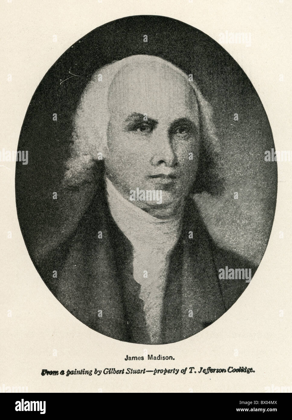 James Madison, US President Stock Photo - Alamy