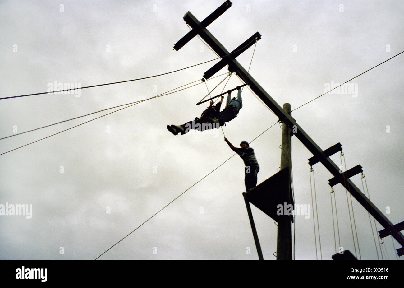 Outdoor Activities Duke Of Edinburgh Awards Teenagers On Trapeze ...