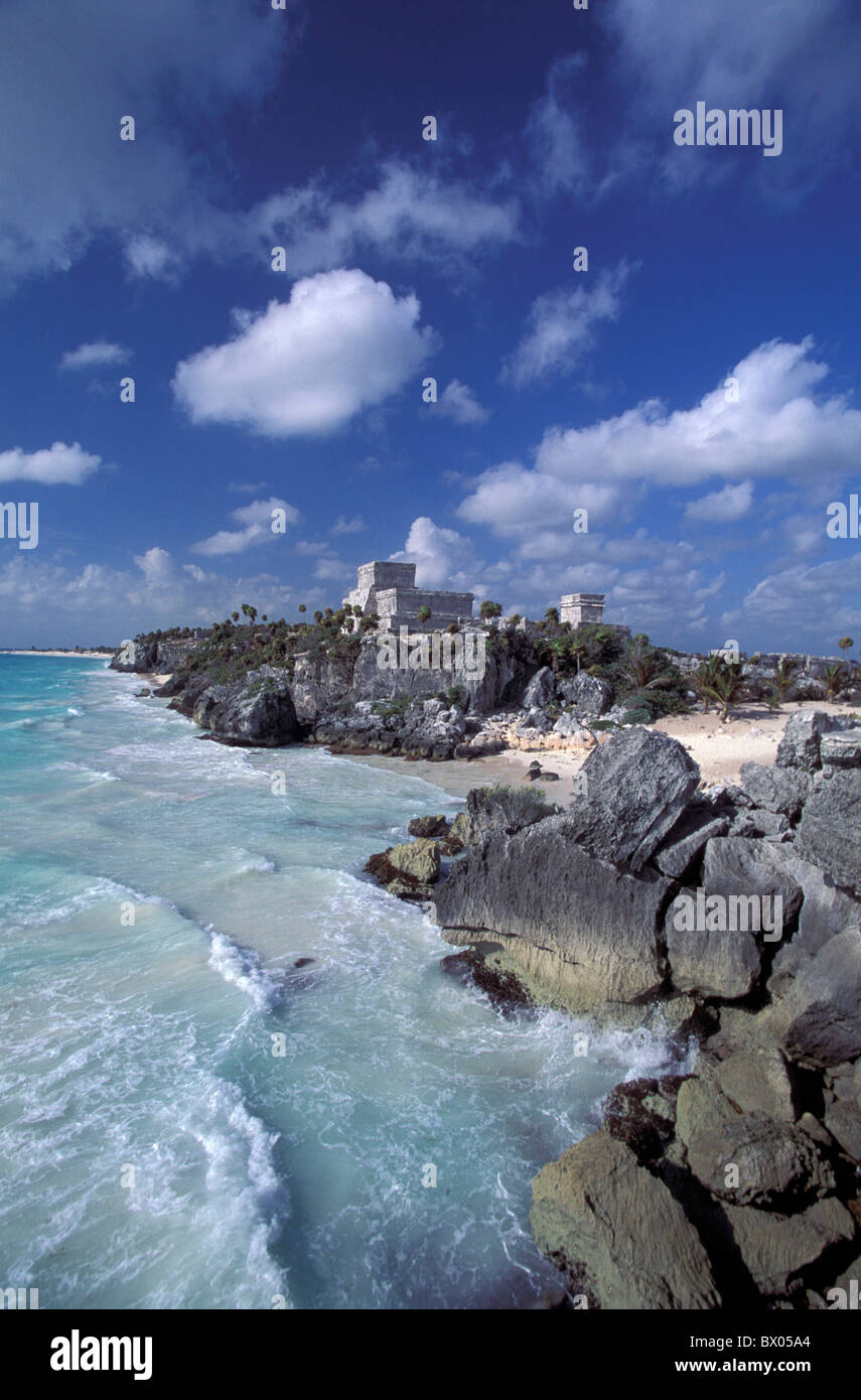 beach Caribbean Sea coast cultural site Estado de Quintana Roo ...