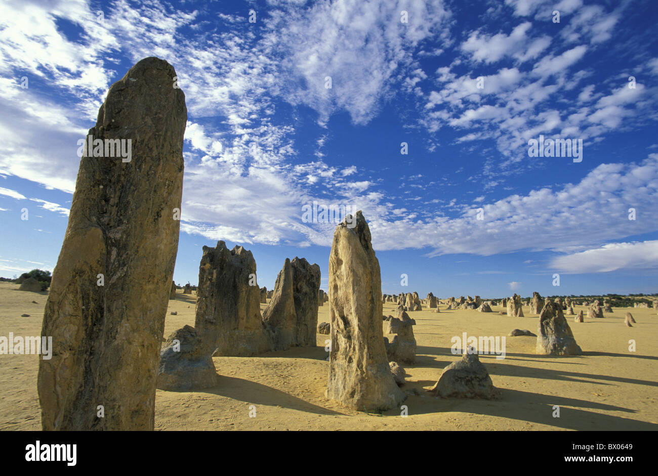 Australia cliff needles cliff towers Nambung national park national ...
