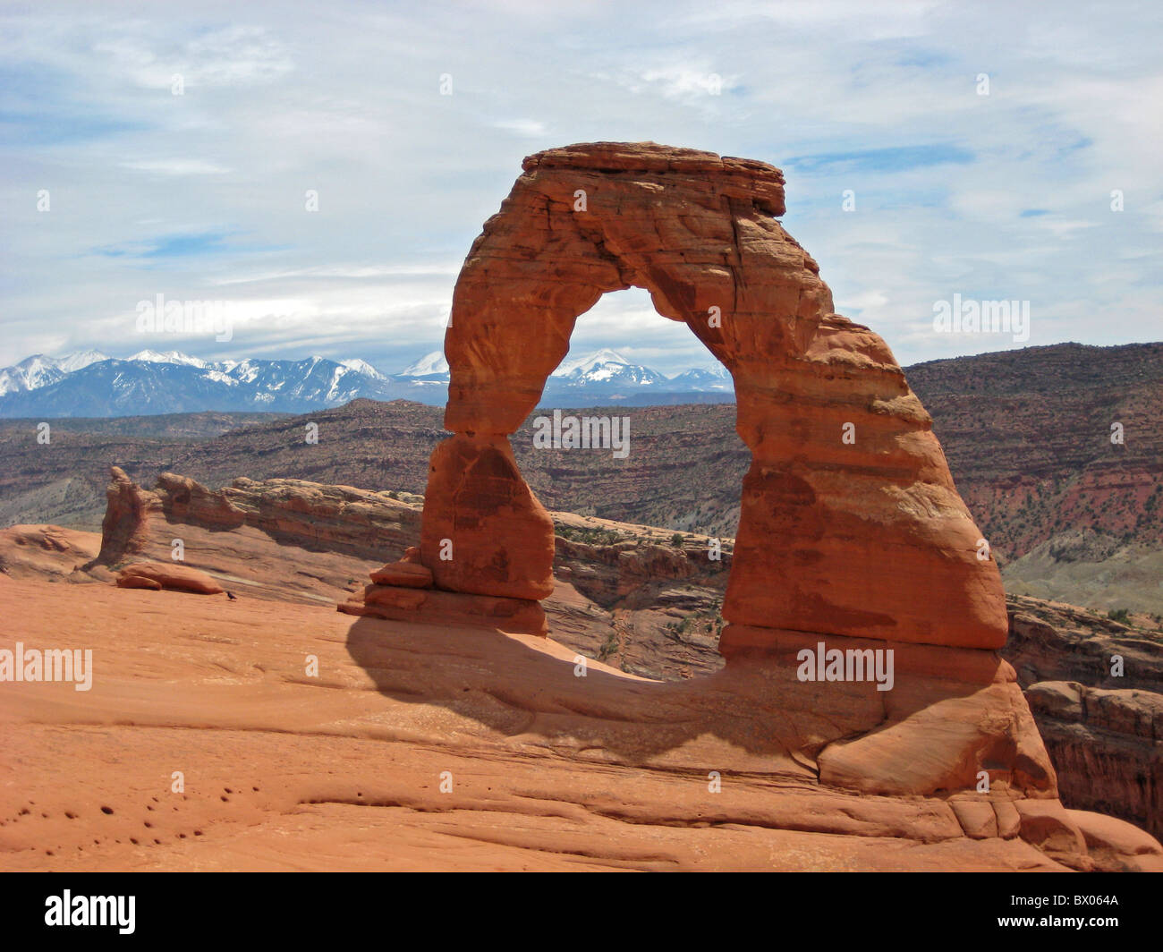 Delicate Arch in Arches National Park Stock Photo - Alamy