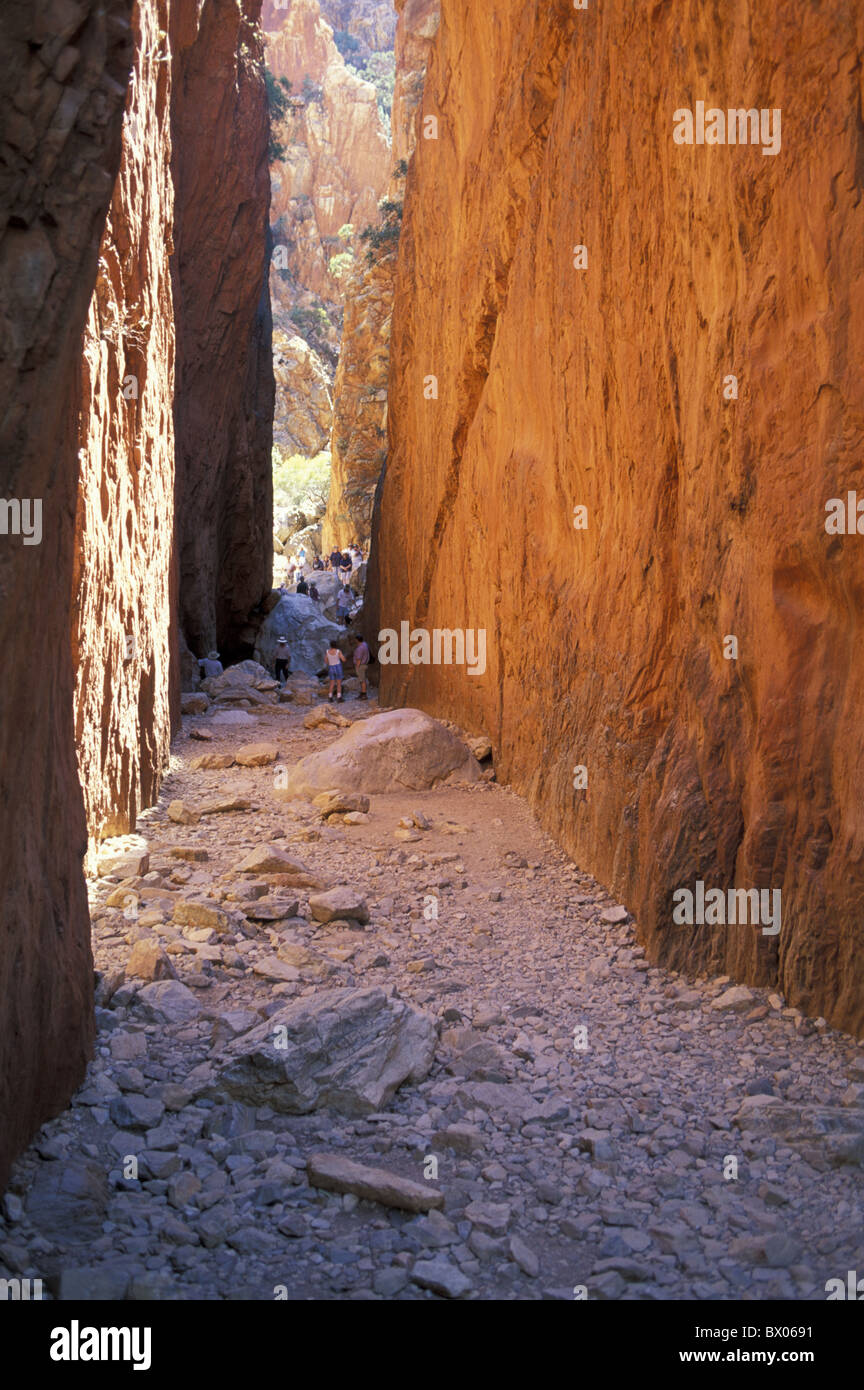 Australia Canyon cliff walls group gulch hiking no model release ...