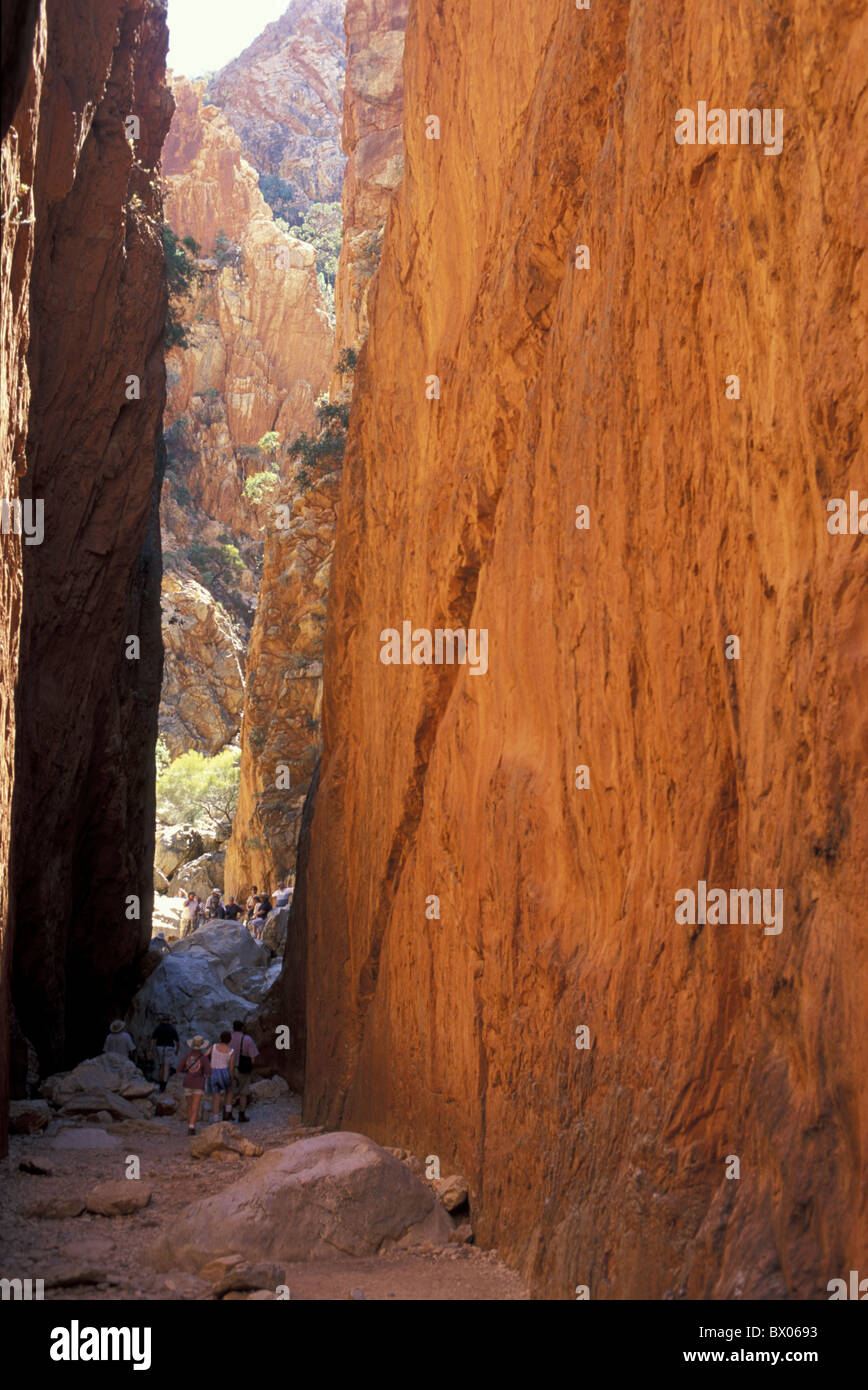 Australia Canyon cliff walls group gulch hiking no model release ...