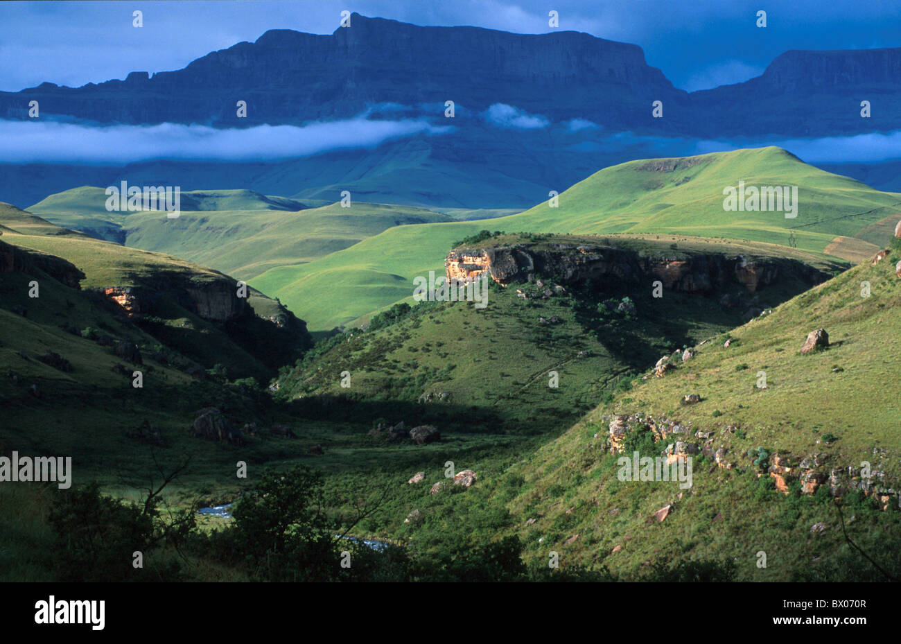 Africa Giants castle Drakensberg mountains scenery landscape South ...