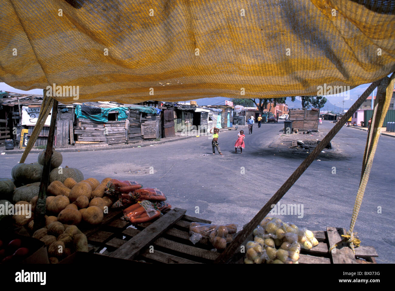 Africa Cape Town huts Langa Township Market South Africa states ...