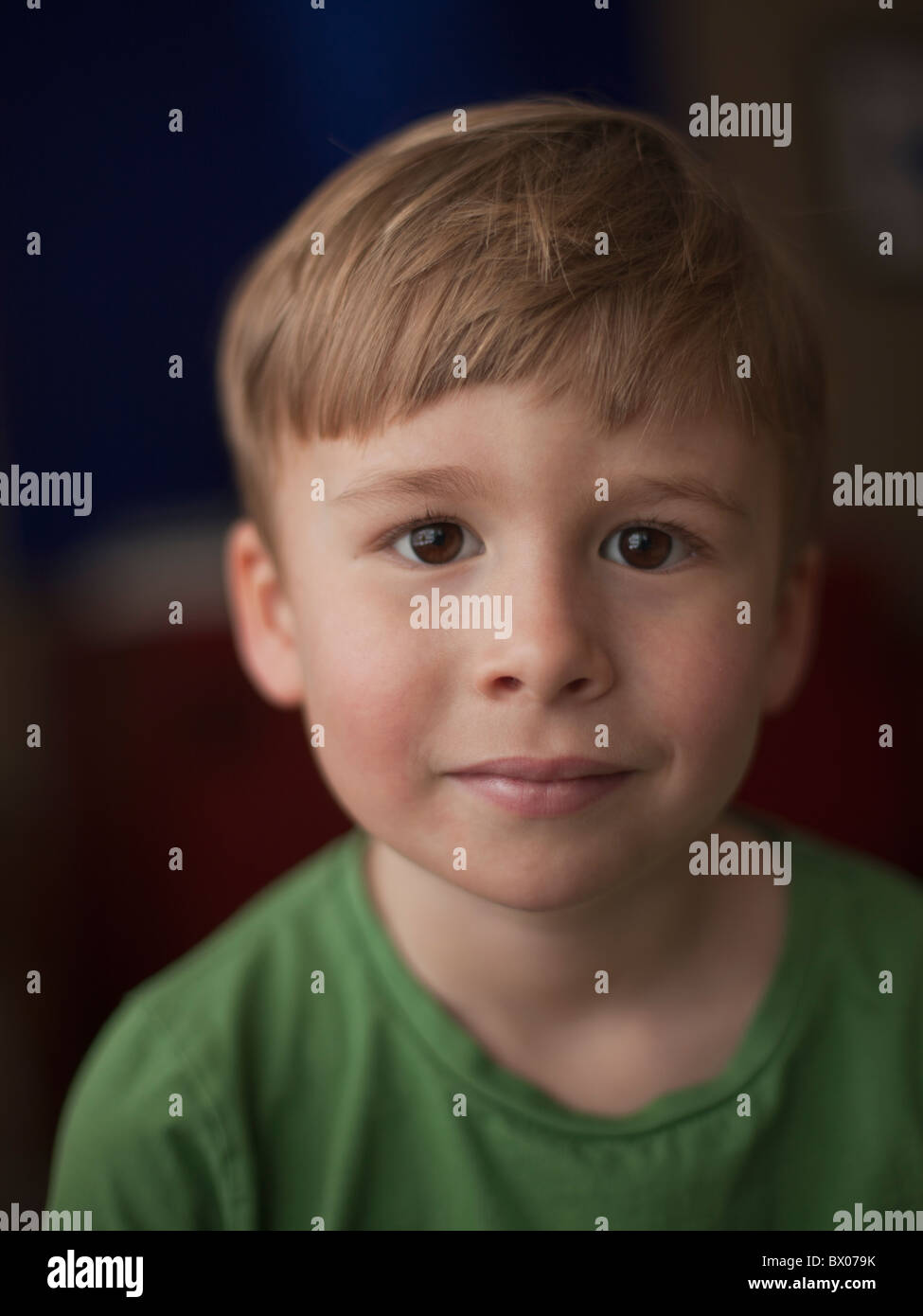Young Boy in Window light Stock Photo - Alamy