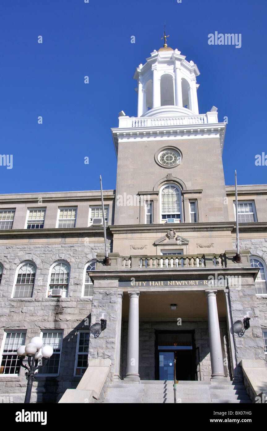 City Hall, Newport, Rhode Island, New England, USA Stock Photo - Alamy