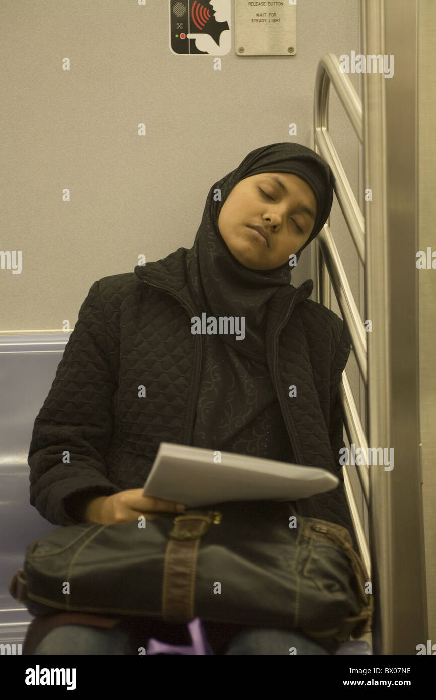 Young student woman riding train hi-res stock photography and images ...