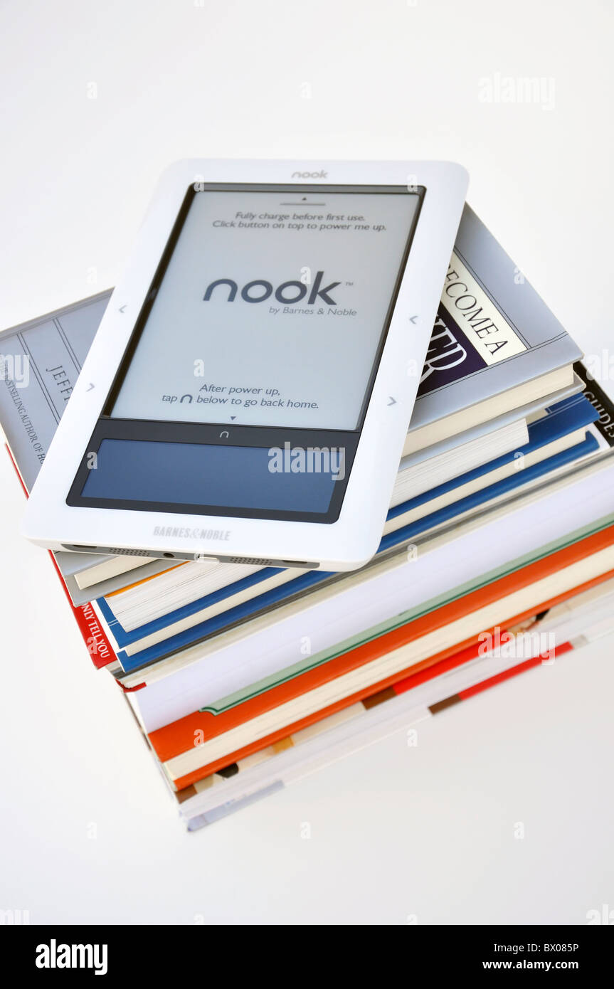 Barnes & Noble NOOK - electronic reader Stock Photo - Alamy