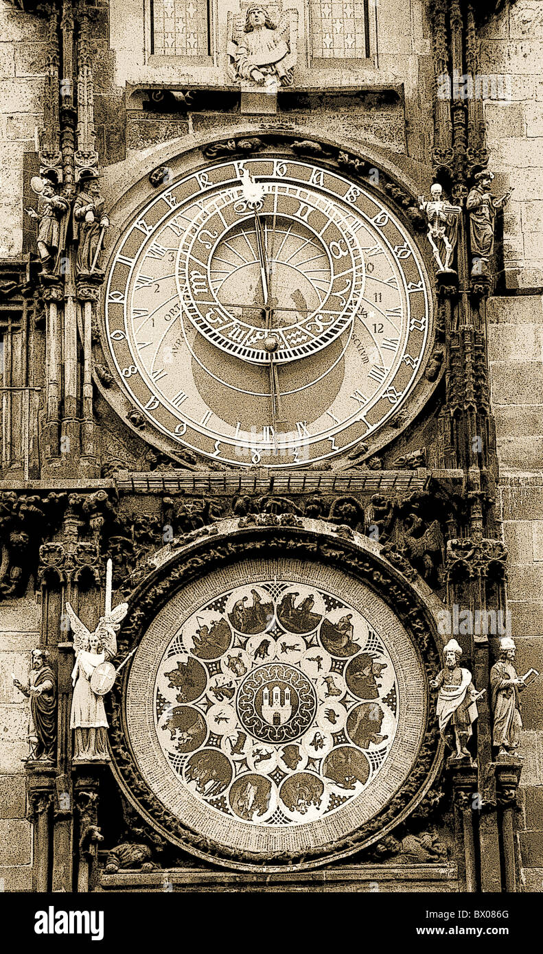 Old Town astronomical clock watch architecture building building ...