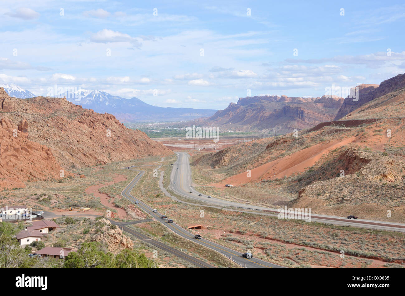 Moab fault, Arches National Park, Utah, USA Stock Photo - Alamy