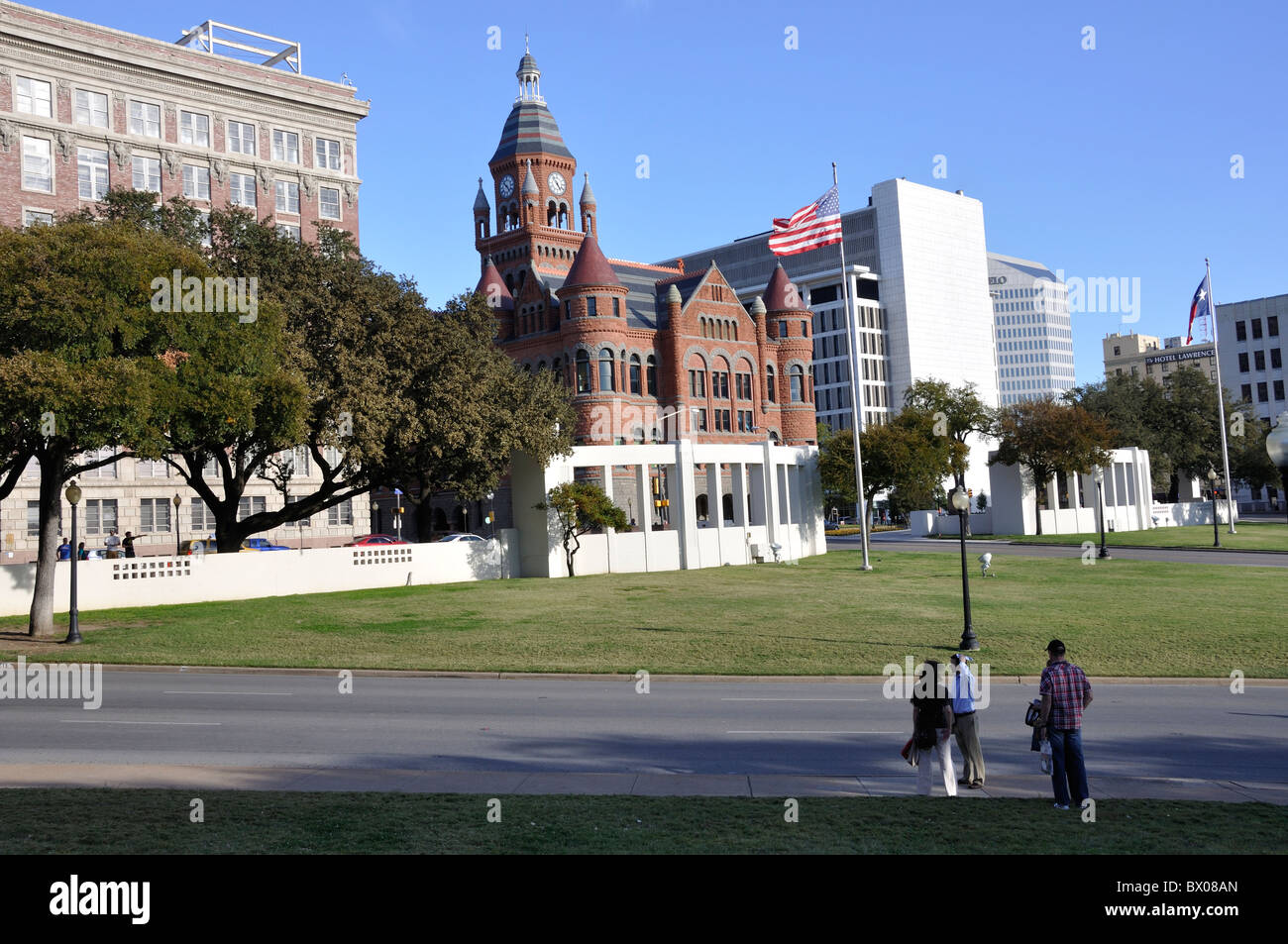 Grassy Knoll, Dallas, Texas, USA - place where president Kennedy was ...