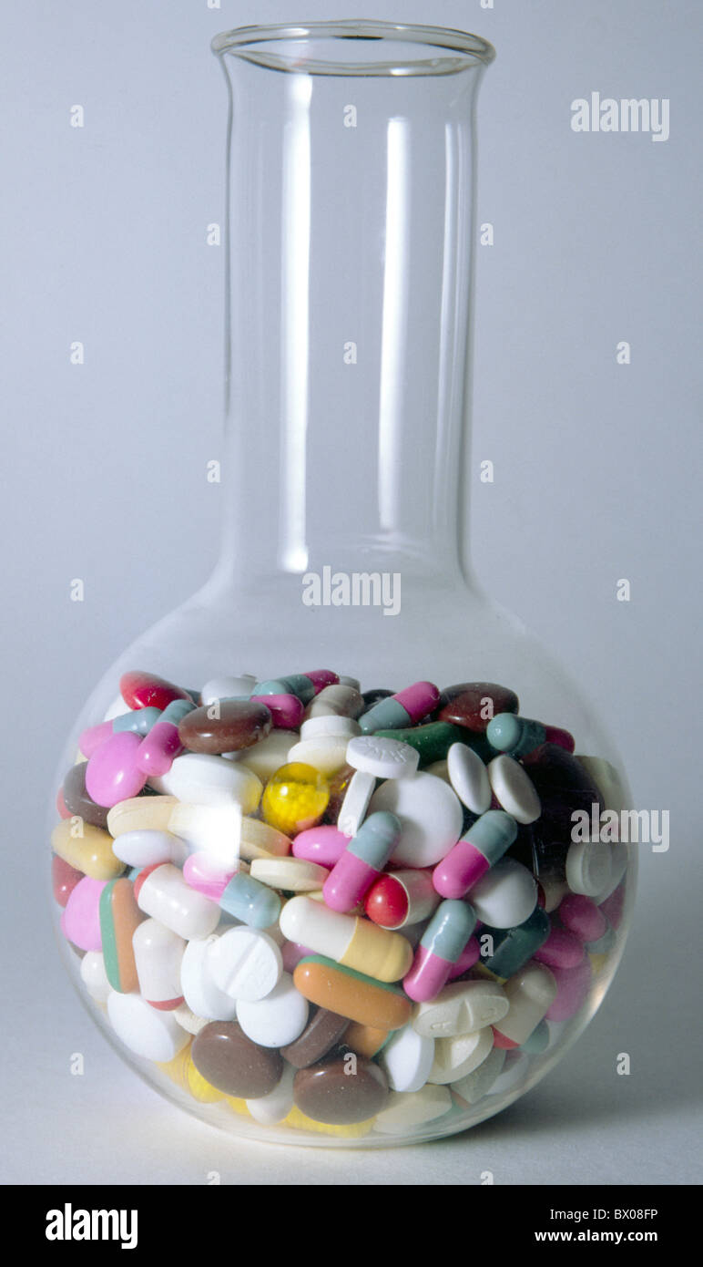 medicament research drug medicine pill test tube still life science ...