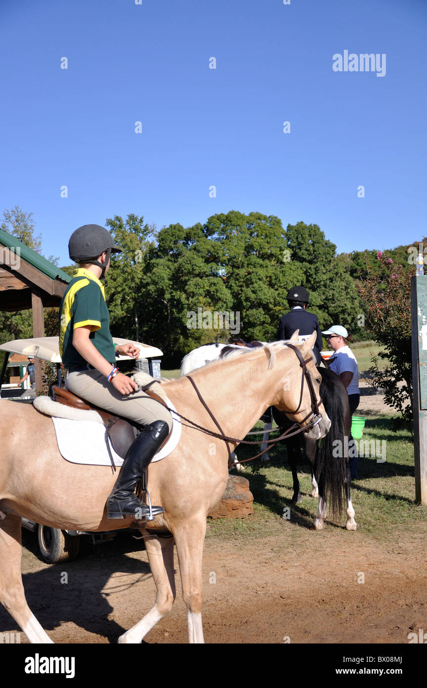 Equestrian competition among youth, Tyler, Texas, USA Stock Photo - Alamy