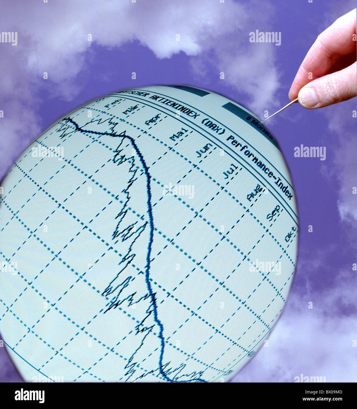 drop fall off stocks stock course menace threat stock exchange finances ...