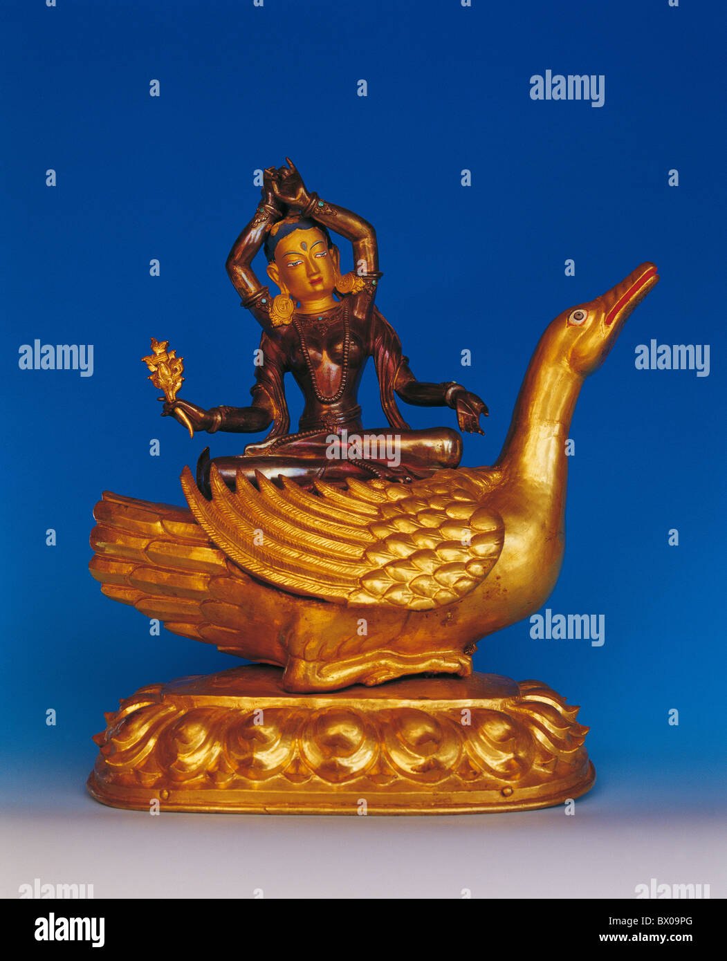 Gold gilded Buddha statue, Potala Palace, Lhasa, Tibet, China Stock ...