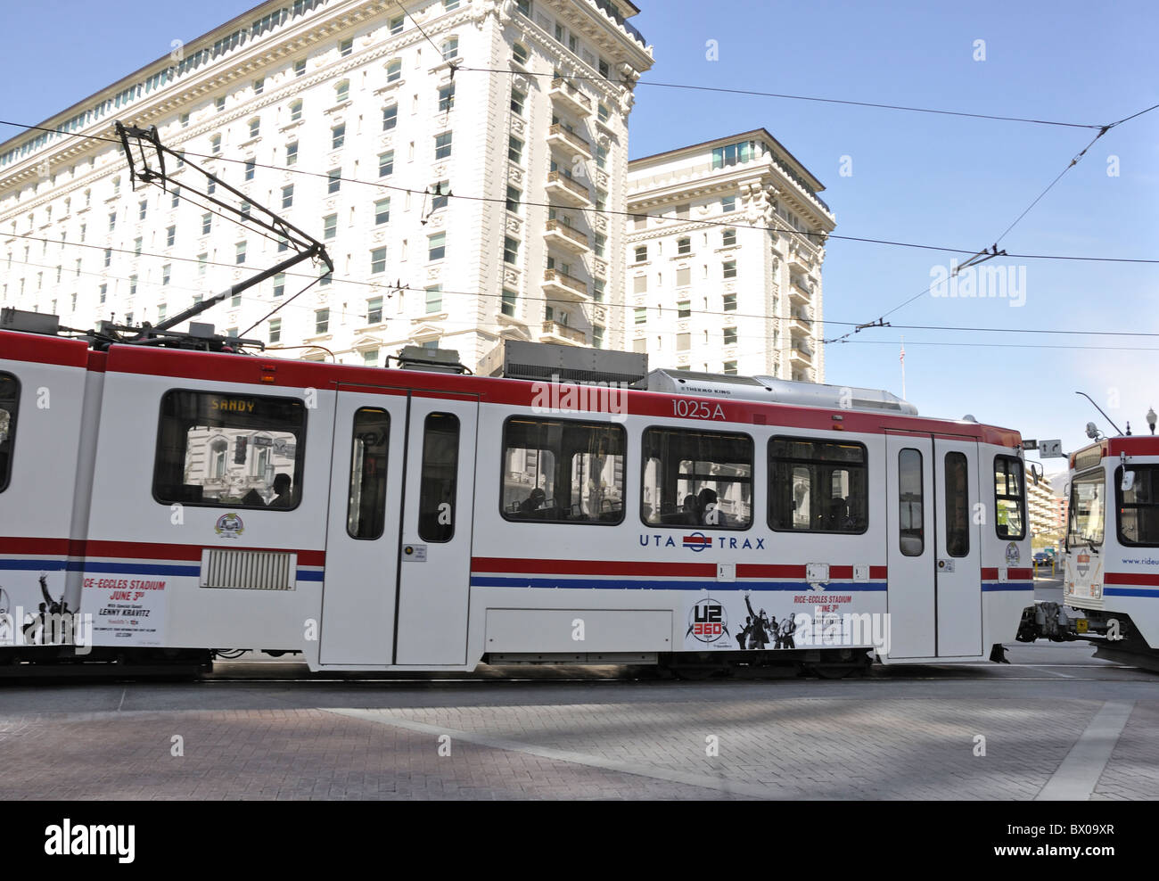 Tram, Salt Lake City, Utah, USA Stock Photo - Alamy