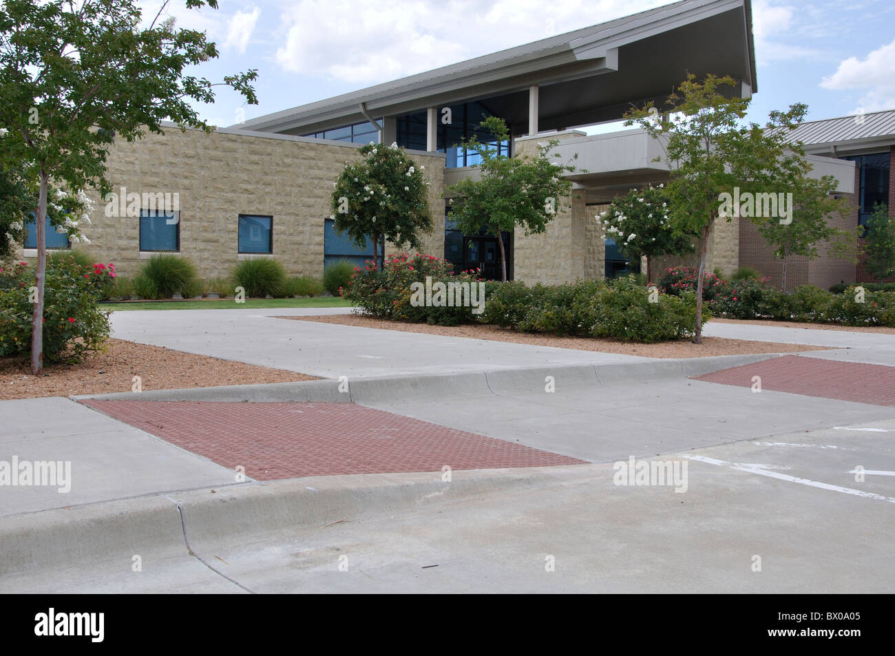 School with disabled access ramp, Frisco, Texas, USA Stock Photo - Alamy