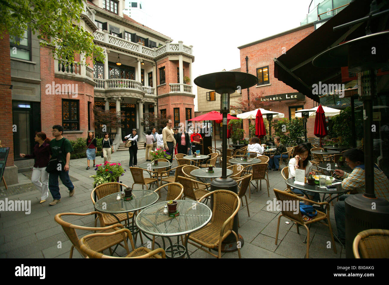 Colonial houses in Xintiandi, Shanghai, China Stock Photo - Alamy