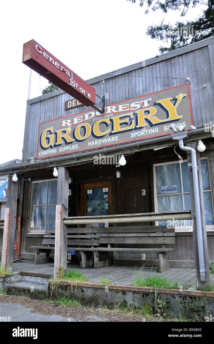 General grocery store shop redwoods food national park hi-res stock ...