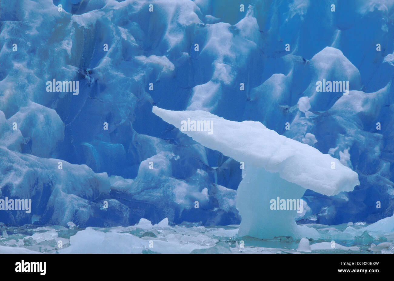 Alaska blue ice formation group floe glacier graphic forms shapes ...