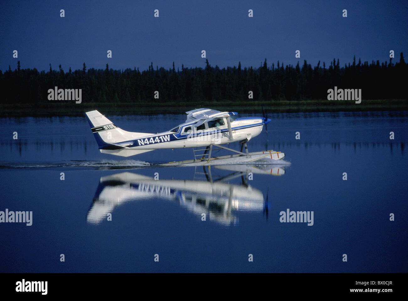 adventure Alaska excursion dramatic light flight airplane fly ...