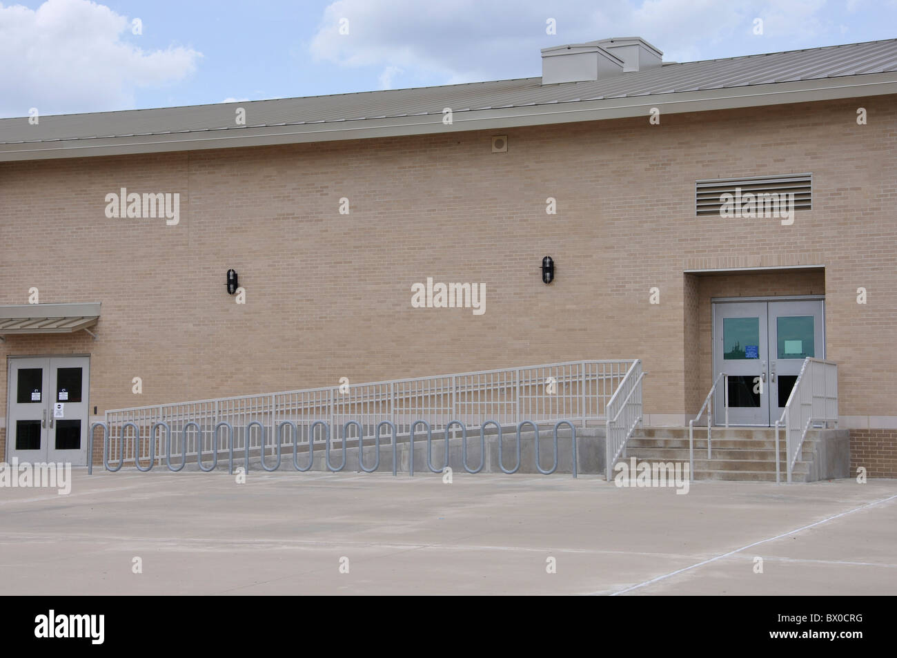 School with disabled access ramp, Frisco, Texas, USA Stock Photo - Alamy