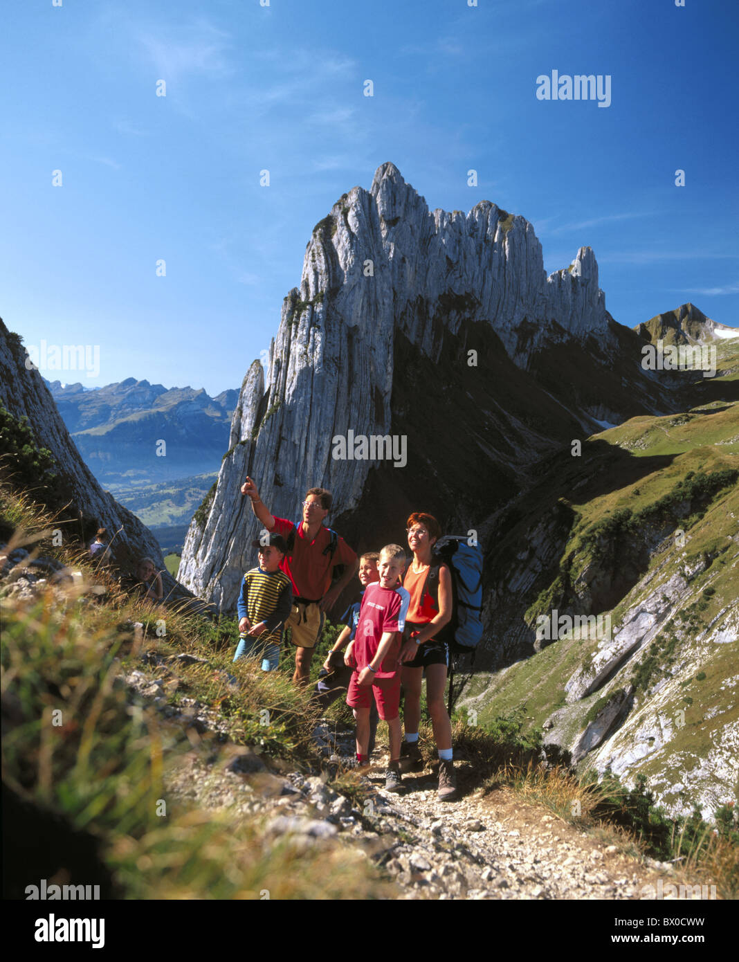 Appenzell mountain walking mountains alpine Alps mountain wandering ...