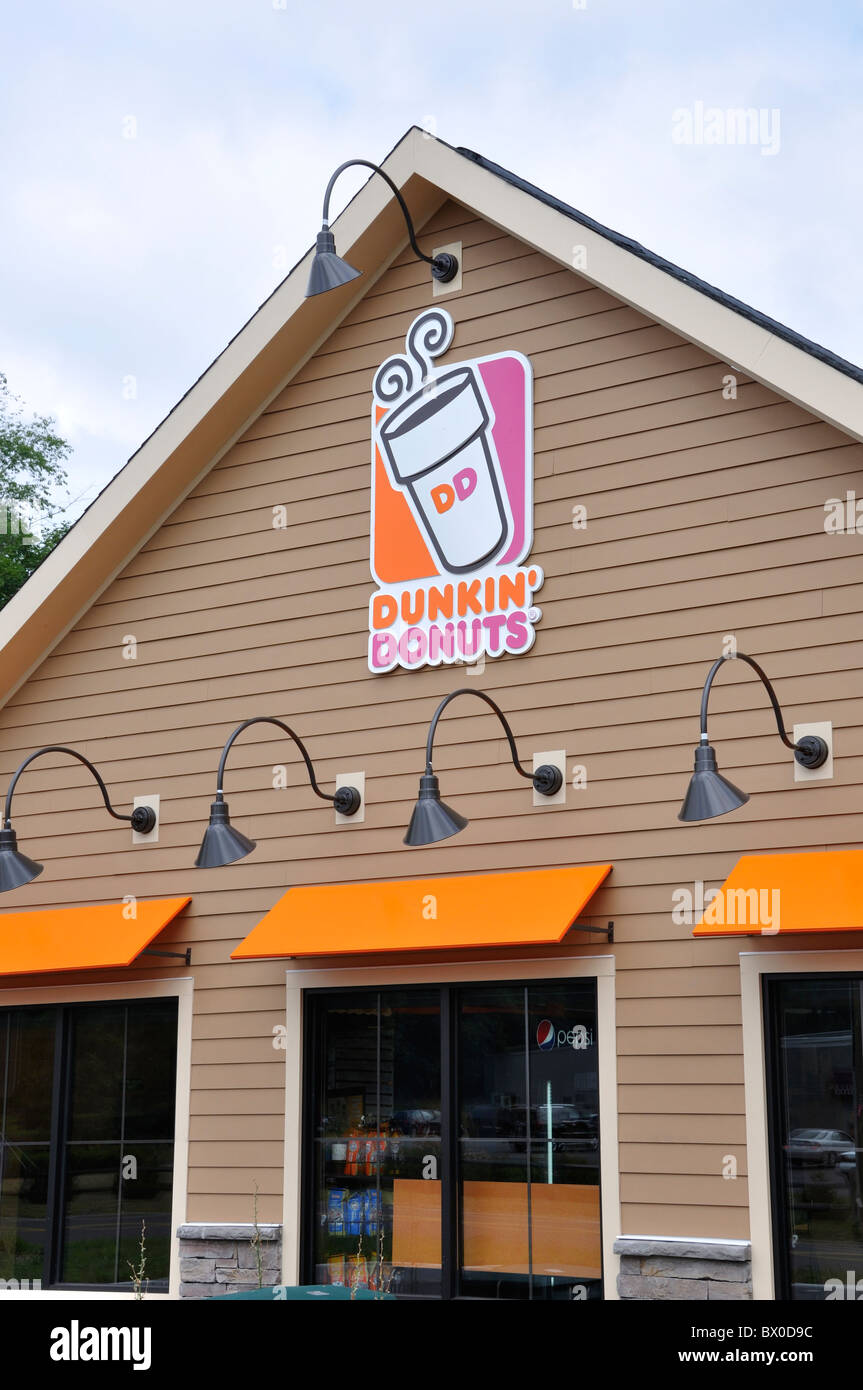 Dunkin donuts cafe haddam hi-res stock photography and images - Alamy
