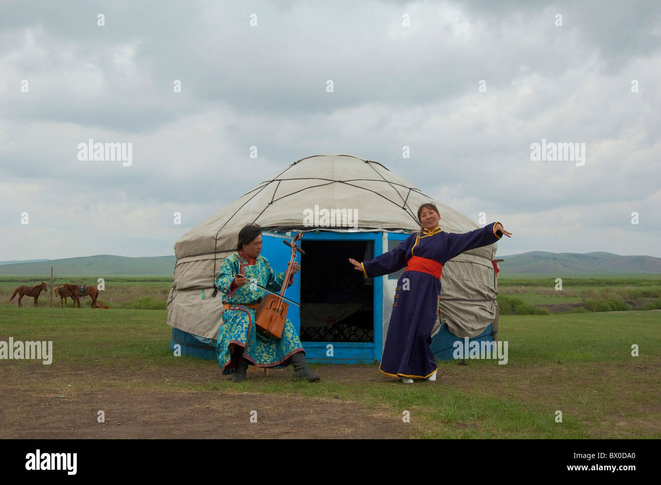Mongolian woman horse hi-res stock photography and images - Alamy