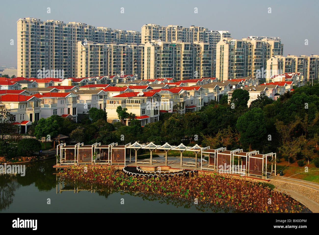Modern houses and apartment buildings, Taicang, Jiangsu Province, China Stock Photo - Alamy