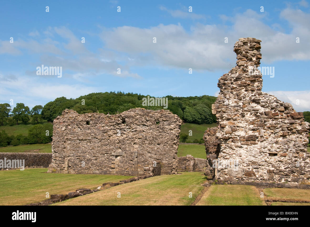 The Ruins of Sawley Abbey which was an abbey of Cistercian monks in the ...